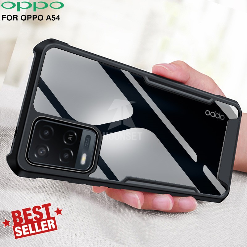 Jual Case Oppo A54 Beatle Series Bumper Transparan Clear Casing Bening ...