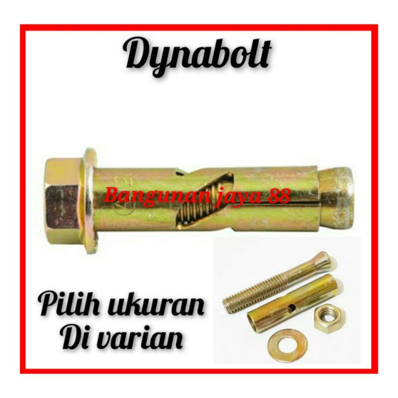 Jual Baut DYNABOLT Ukuran Di Varian/DINABOLT/Baut Tembok | Shopee Indonesia
