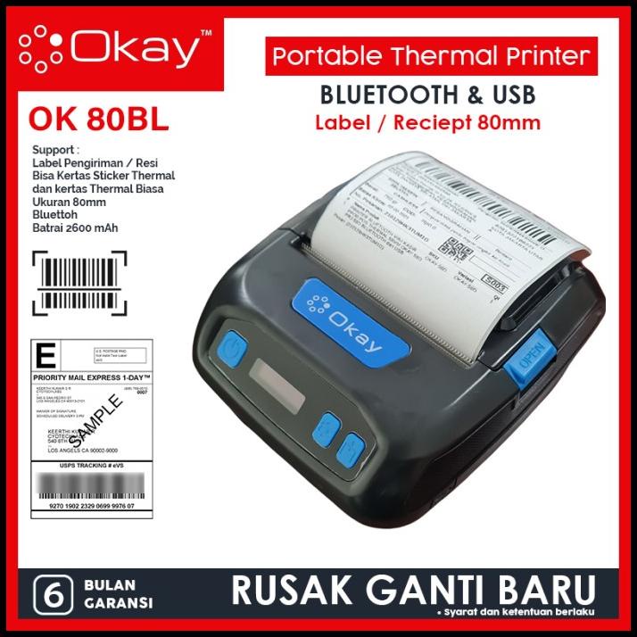 Jual Printer Resi Label Pengiriman / Reciept Printer Thermal Okay Ok ...