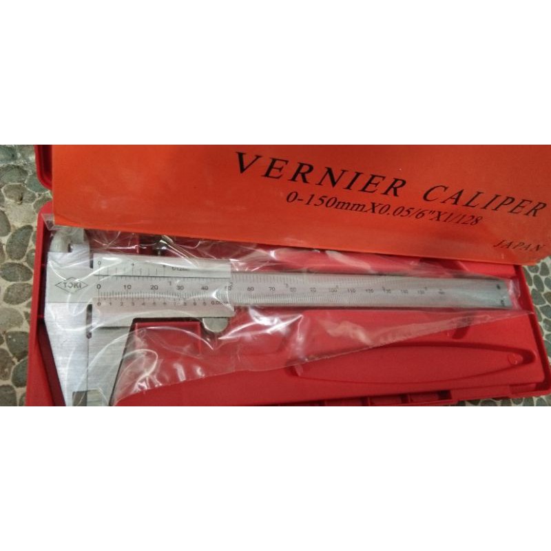 Jual TOKI JAPAN VERNIER CALIPER SIGMAT 6" 0.05 JANGKA SORONG 0-150 MM | Shopee Indonesia