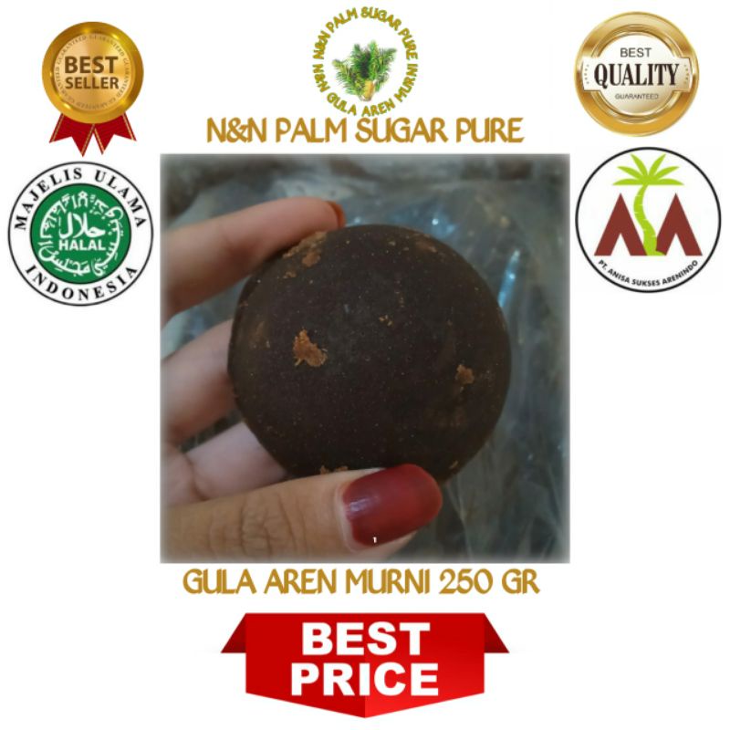 Jual Gula Aren Murni Grade A Super Sertifikat BPOM & HALAL MUI | Palm ...