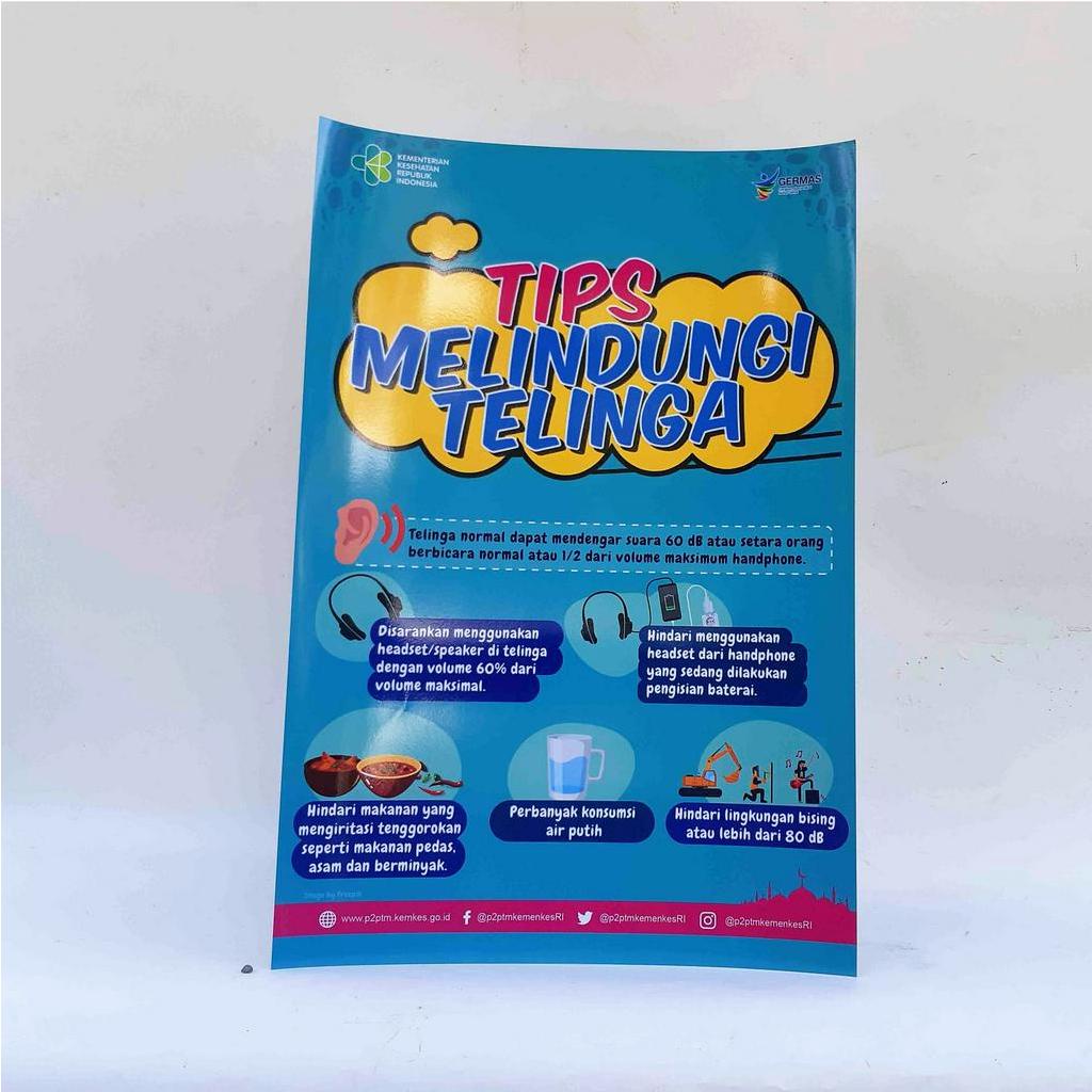 Jual Poster Kesehatan | Poster Tips Melindungi Telinga | Poster ... Jual Poster Kesehatan | Poster Tips Melindungi Telinga | Poster ...