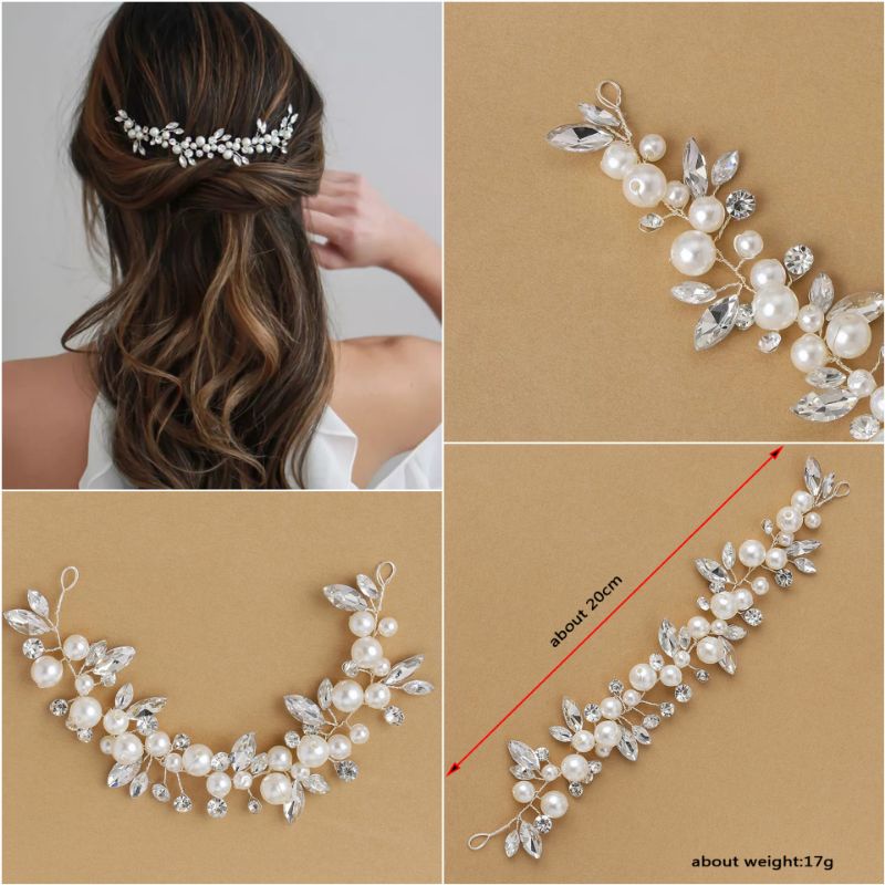 Jual Hairpiece hiasan rambut tiara wedding aksesoris pesta pengantin ...