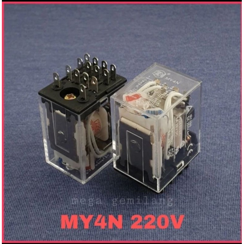 Jual RELAY MY4N AC 220V 5A 14 PIN ZN ( 10PCS ) | Shopee Indonesia