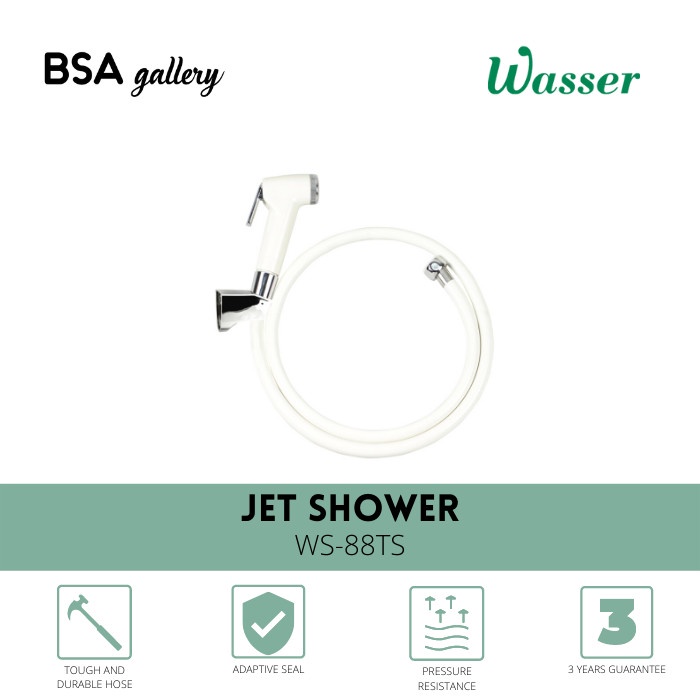 Jual JET SHOWER WASSER PUTIH WS-88TS / JET SHOWER TOILET BIDET WS 88TS ...
