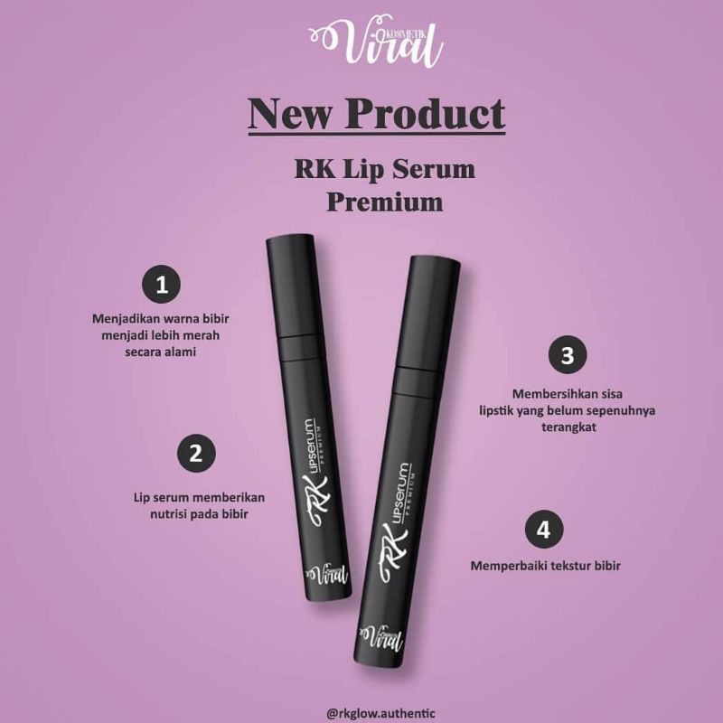 Jual RK lip Serum original | Shopee Indonesia