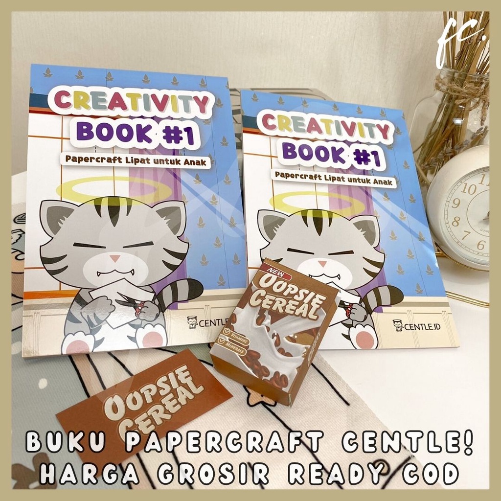 Jual Buku Papercraft DIY Origami Kit Centle 001 Korean Book Assorted ...