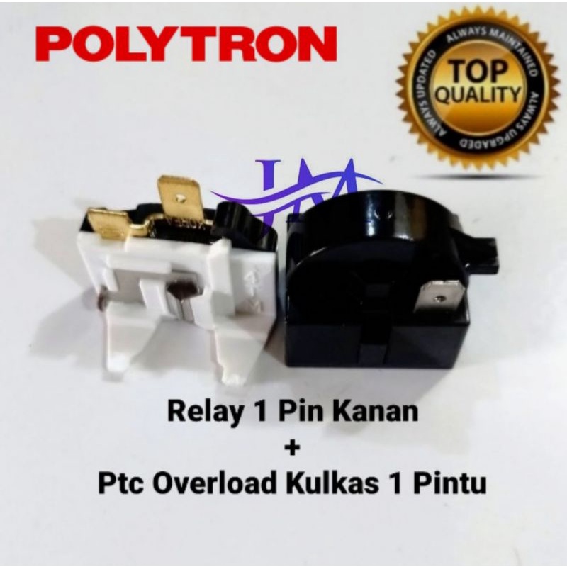 Jual Relay Ptc Overload Kulkas Polytron 1 pintu / 2 pintu | Shopee ...