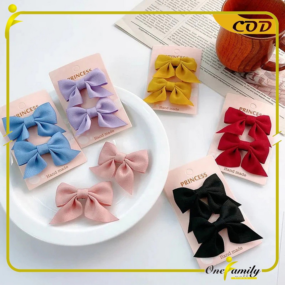 Jual ONE-C321 C322 Jepit Rambut Pita Anak 2IN1 Jepitan Rambut Anak ...