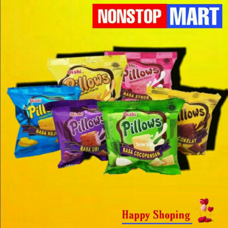 Jual PILLOWS 1000 Oishi all varian Renceng 10 x 12gr | Shopee Indonesia