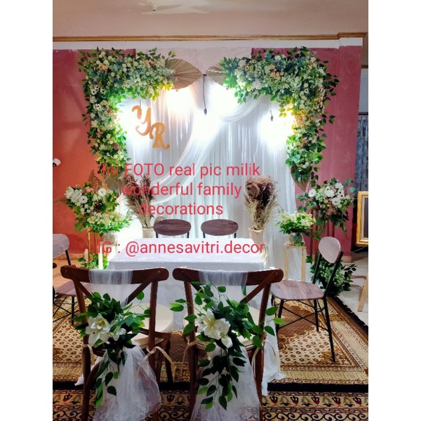 Jual sewa backdrop akad nikah 2 meter | Shopee Indonesia