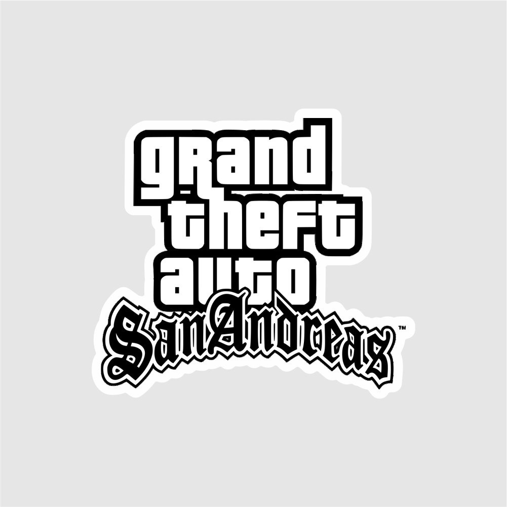 Jual Sticker Tempel "Grand Theft Auto San Andreas" | Shopee Indonesia