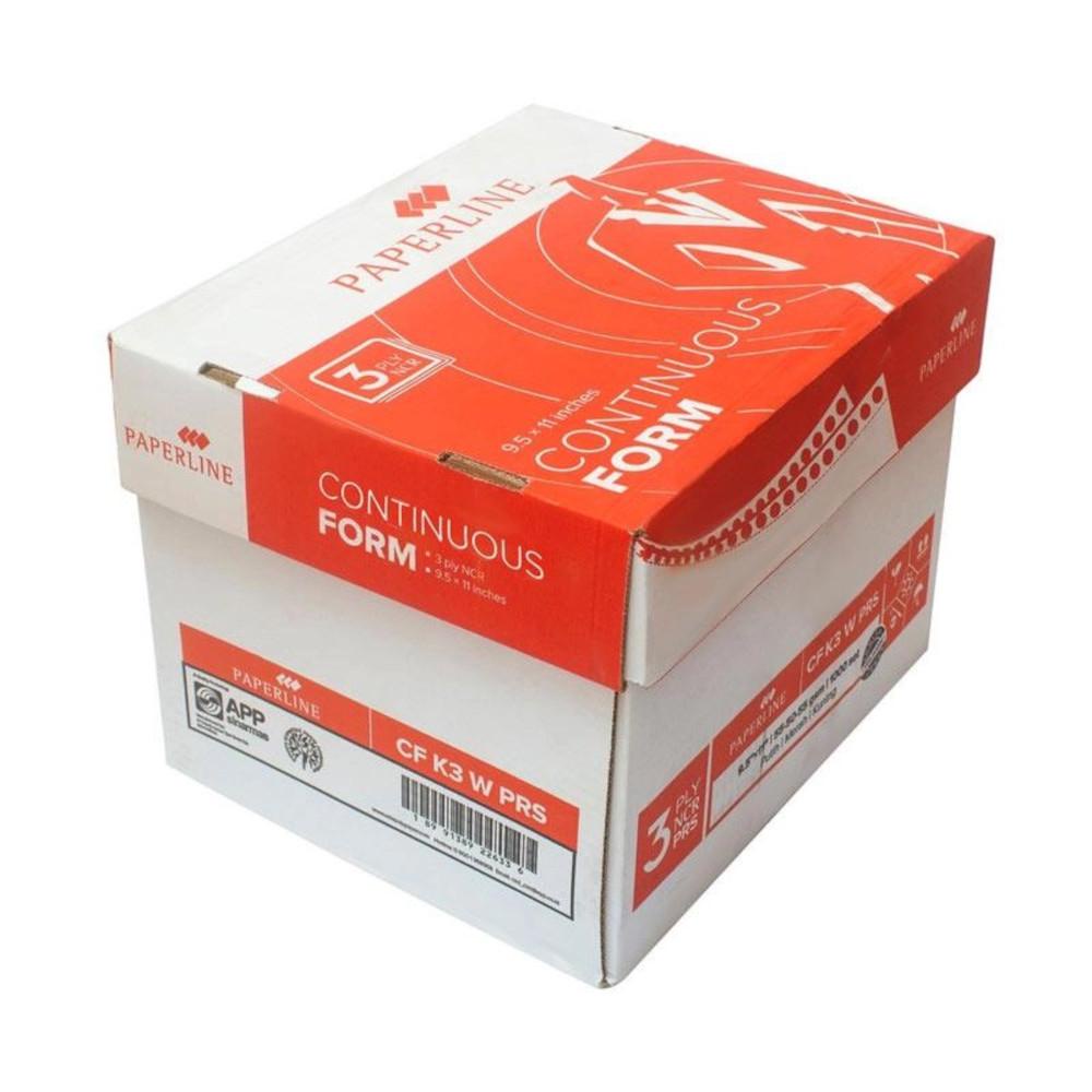 Jual Paperline Continuous Form 3 PRS / K3 : 2 W (Kertas Computer CF 3 ...