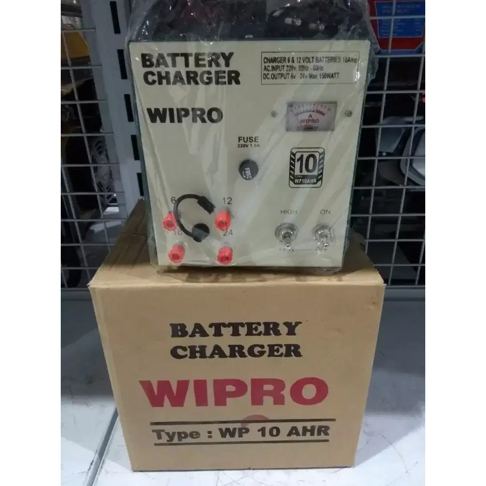Jual BATERAI CHARGER WIPRO 10A CHARGER AKI WIPRO WP 10 AHR JURAGAN ...