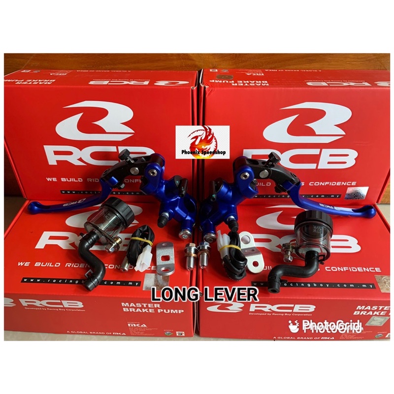 Jual Master Rem RCB Radial S1 14mm Long Lever Kiri Kanan Nmax Old, Nmax ...