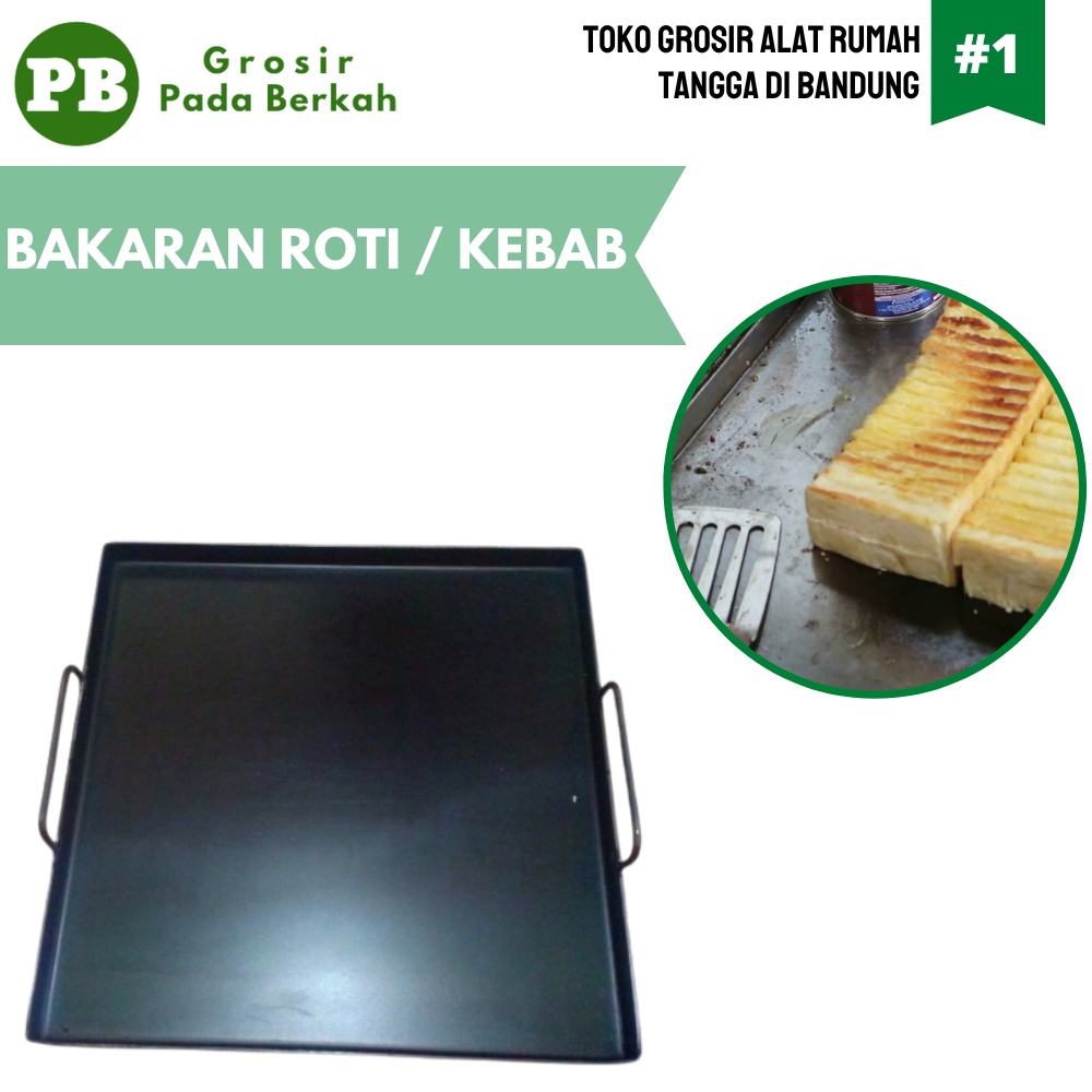 Jual Wajan Roti Bakar / Wajan Kebab / Wajan Burger / Wajan Penggorengan ...