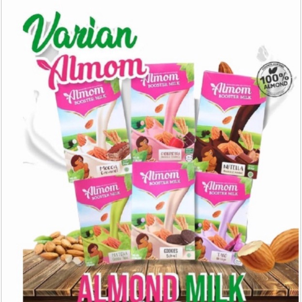 Jual asi booster almond milk / susu almon RASA NUTELA | Shopee Indonesia