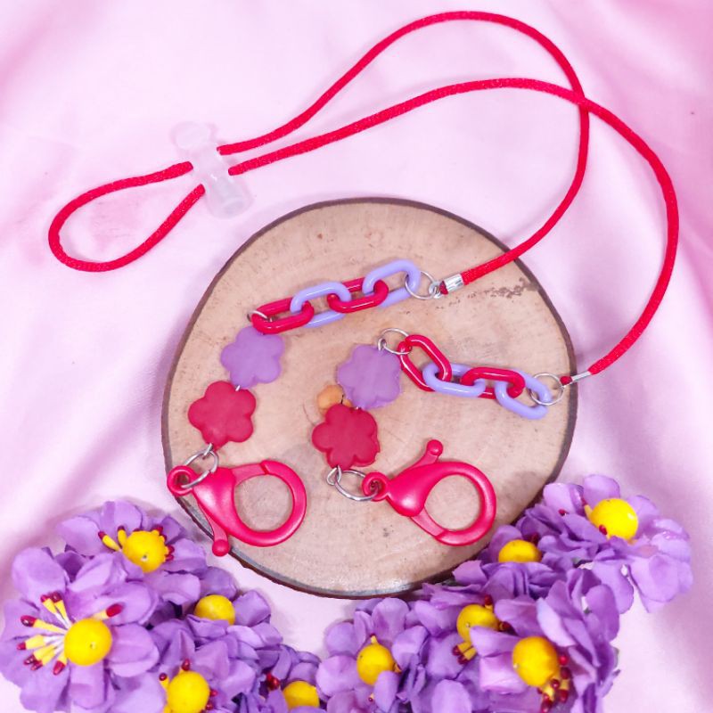 Jual Floral Series III (Konektor Hijab/Tali masker korea/Manik chain ...
