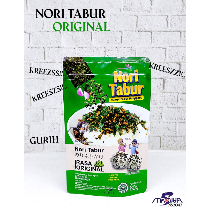 Jual Java Superfood Nori Tabur Original / Pedas Spicy / Abon Sapi 60 Gr ...