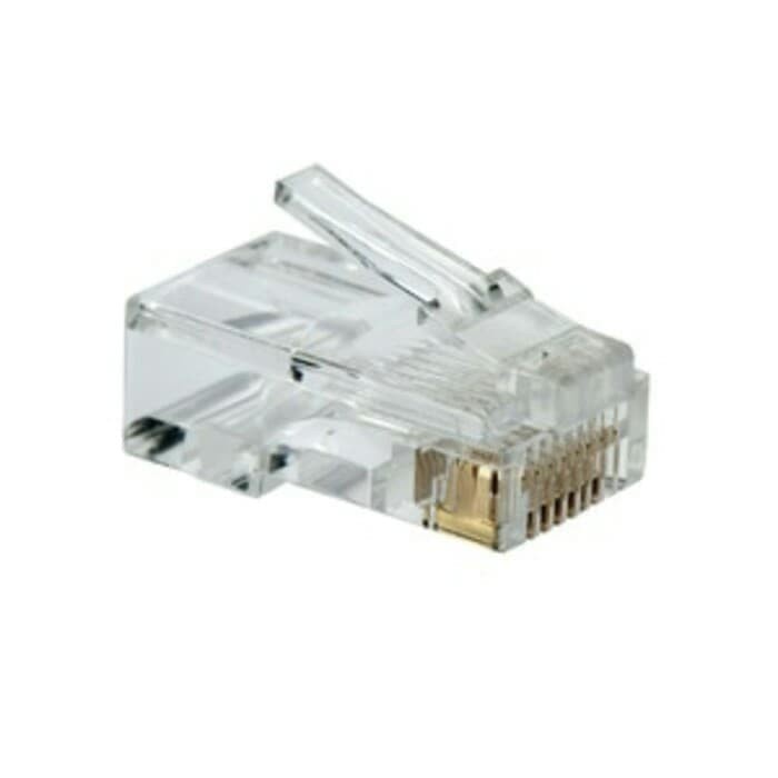 Jual Konektor LAN RJ45 / RJ 45 / RG45 / RG 45 / Connector PIN RJ-45 Cat ...