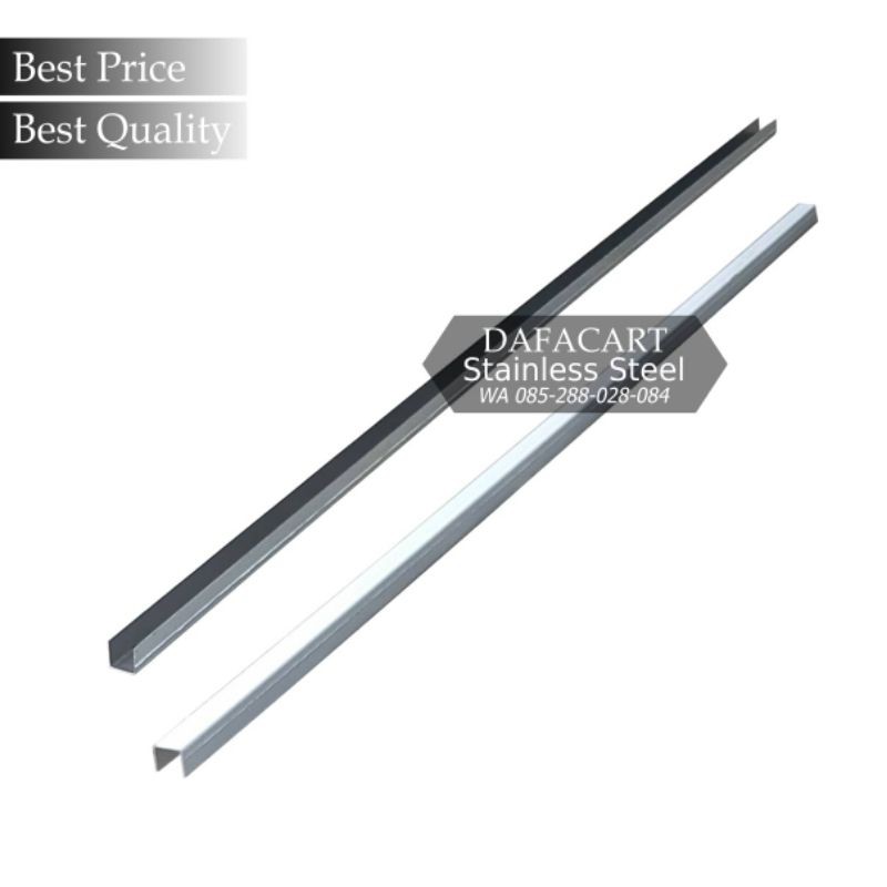 Jual Lis U Stainless Steel 20 x 20 List U 20 pcs (201T1PFL2020 ...