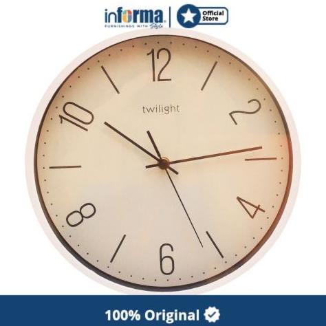 Jual Informa - Jam Dinding - Wall Clock 3312d4 White Dia 30.5cm ...