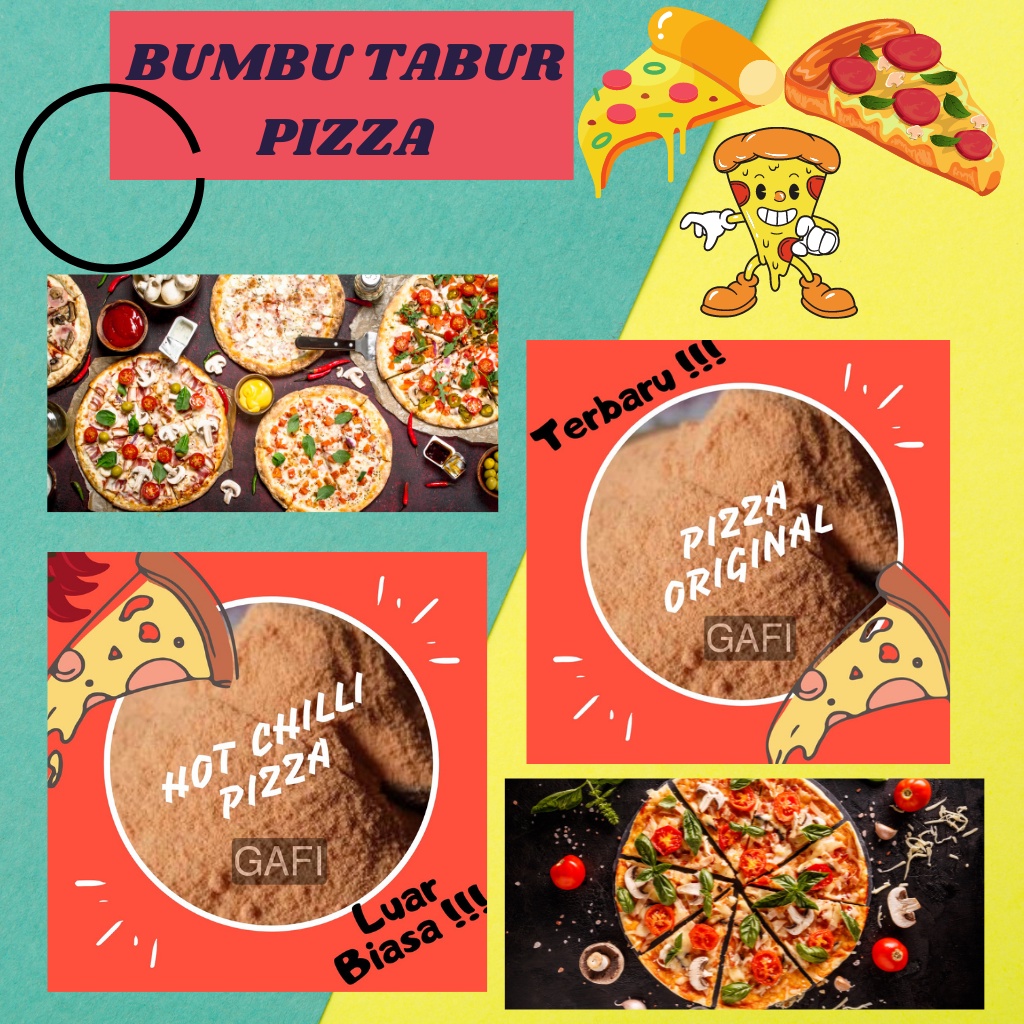 Jual Bumbu Tabur Pizza Gurih Nikmat Enak Berkualitas Taburan Keripik ...
