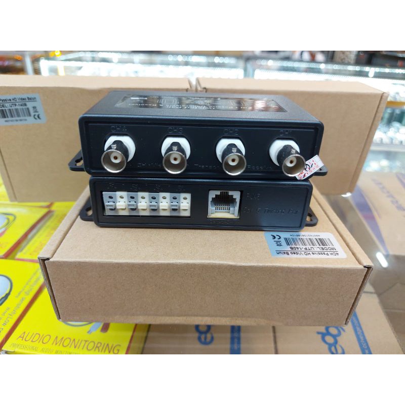 Jual Cctv Video Balun 4CH Pasif ahd analog tvi cvi video balun 4ch ...