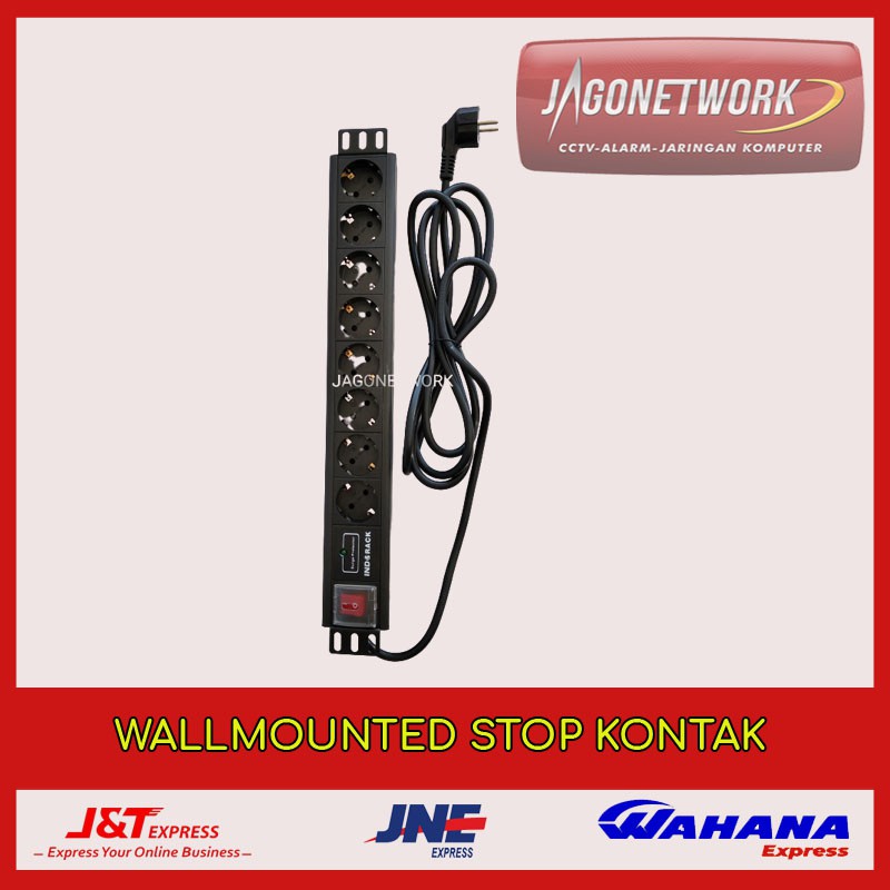 Jual PDU8G / Power Distribution Unit 8 outlet Germany socket Indorack ...