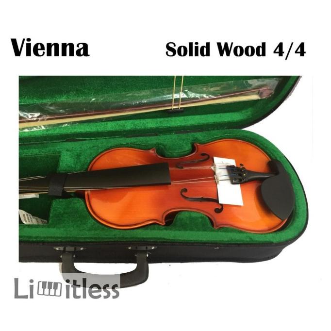 Jual Biola Violin Vienna 4/4 Solid Wood Original | Shopee Indonesia