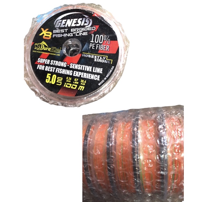 Jual Senar PE X8 Fiber Genesis | Shopee Indonesia