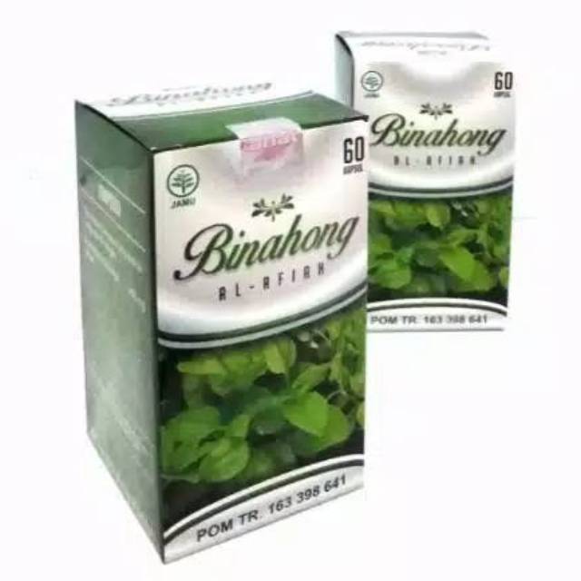 Jual Kapsul Ekstrak Daun Binahong Al Afiah isi 60 ( Sudah terdaftar BPOM ) | Shopee Indonesia
