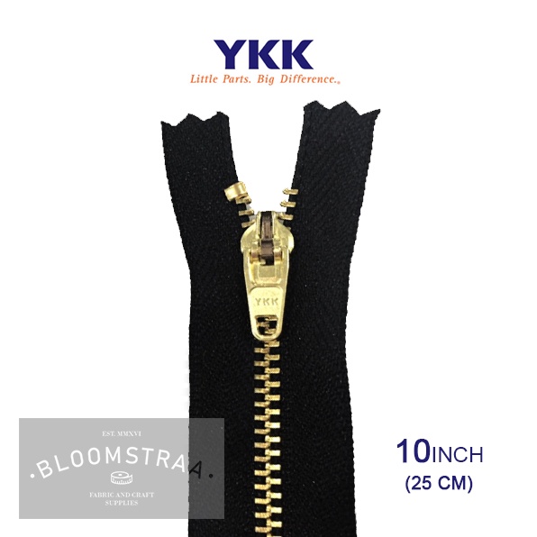 Jual Resleting jeans YKK 25 cm 10inch MGC 49 metal zipper jeans seleting besi MGC49 25cm ...