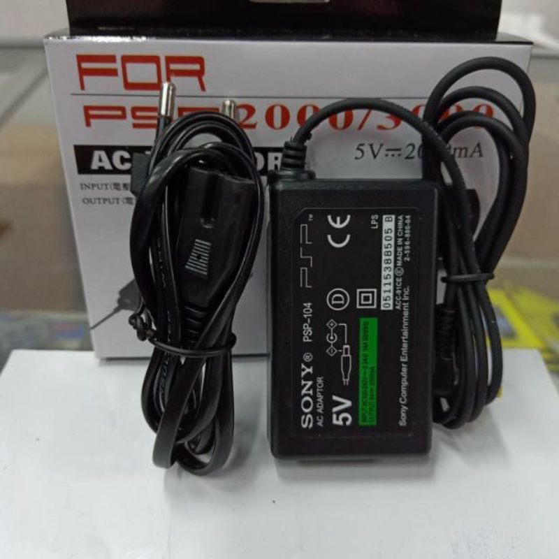 Jual Adaptor Adapter Charger PSP Sony 3000 2000 1000 Slim Dan Fat ...