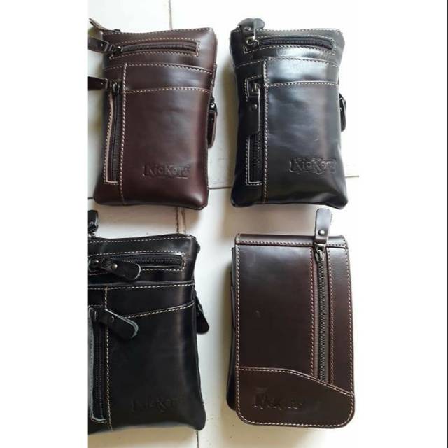 Jual Tas Kulit Asli Pria - Tas terbaru TR03A - Tas Mini Buat HP ...