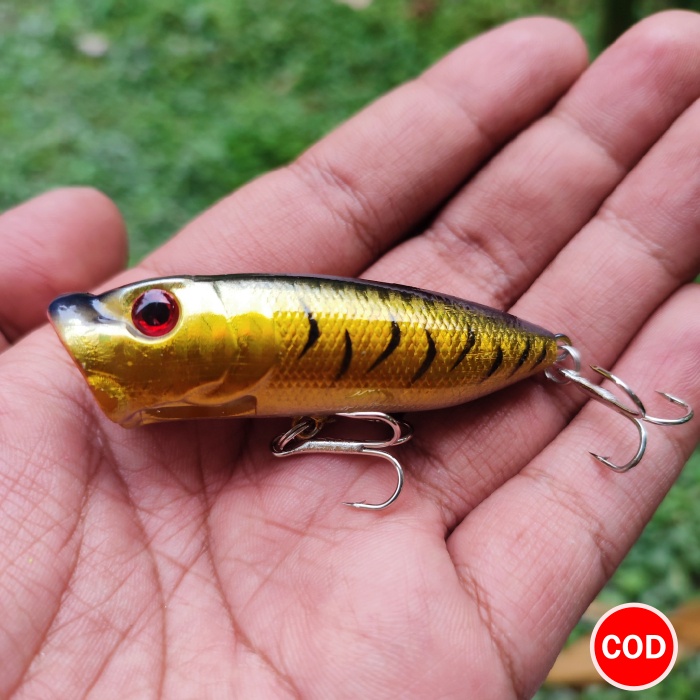 Jual 1Pcs Umpan Pancing Popping Popper 8.5cm/11g Untuk Casting Umpan Fishing Lure Minnow Bait ...