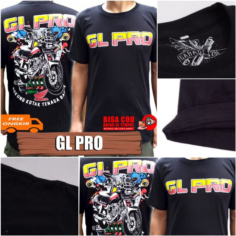 Jual kaos GL PRO, kaos gl pro , kaos honda , kaos motor , baju motor ...