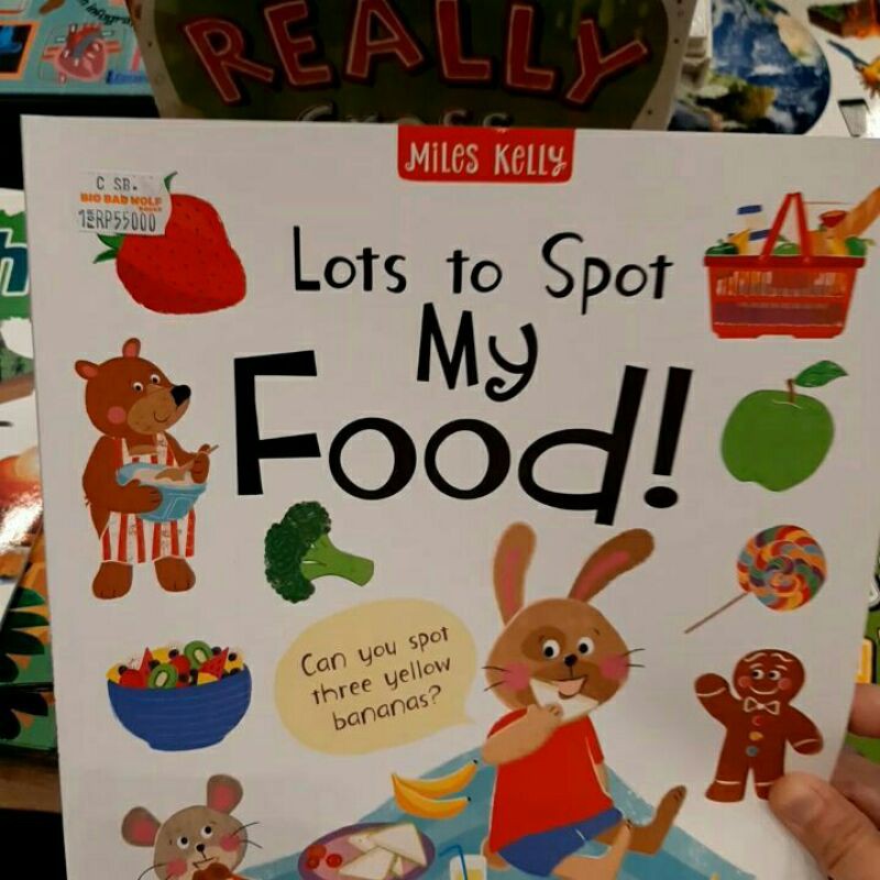 Jual Buku Stiker Lots to Spot My Food | Shopee Indonesia