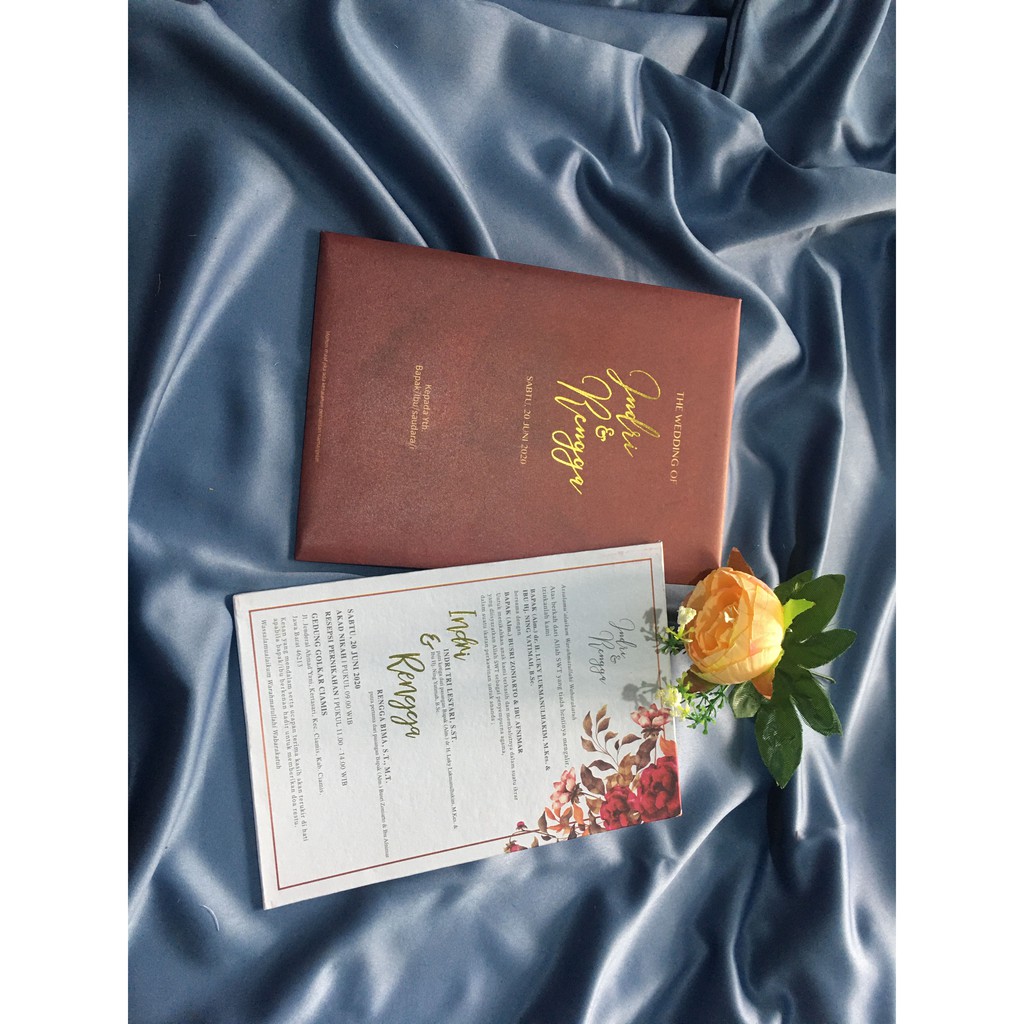 Jual Undangan Pernikahan Hard Cover Landscape Potret | Shopee Indonesia