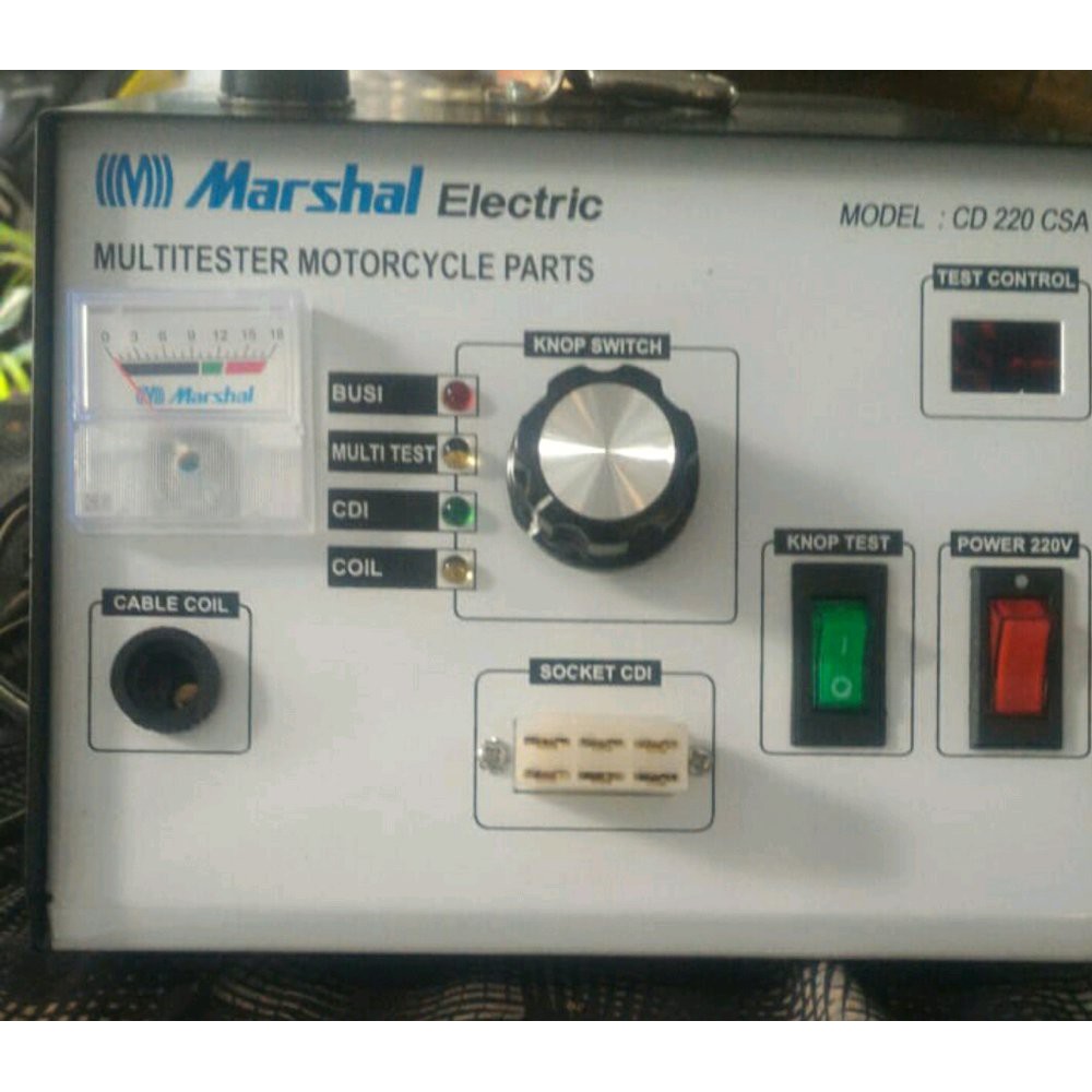 Jual Alat tester CDI Coil Busi Tester Sepeda Motor MARSHAL | Shopee ...