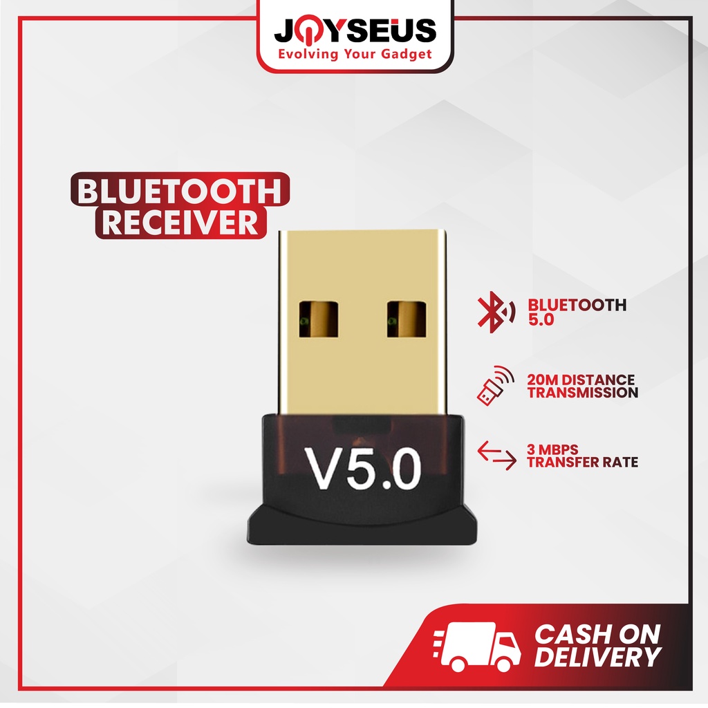 Jual JOYSEUS Bluetooth USB Dongle 5.0 Receiver Adapter Transmitter ...