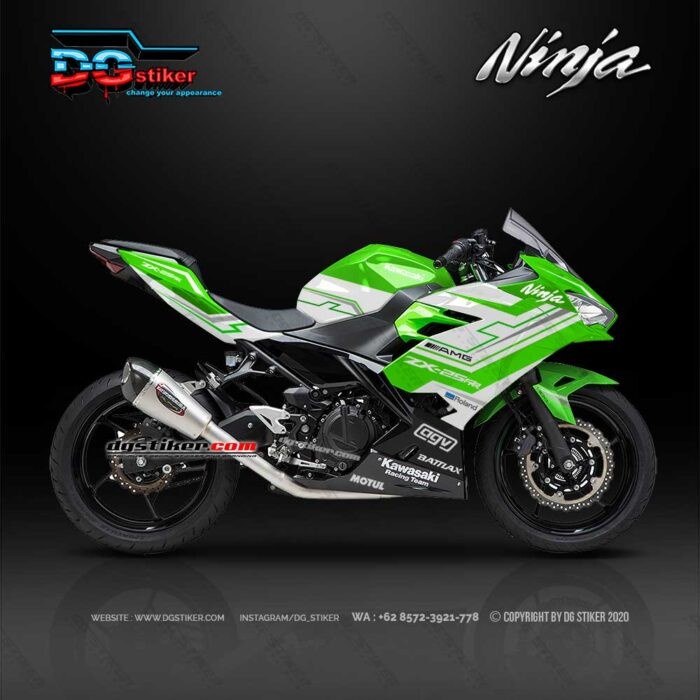 Jual Decal Sticker Ninja 250R FI 2018 Racing Hijau Hitech | Shopee ...