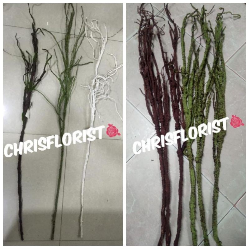 Jual Ranting Hiasan Fleksibel Plastik Palsu Buatan Plastic Sintetis ...
