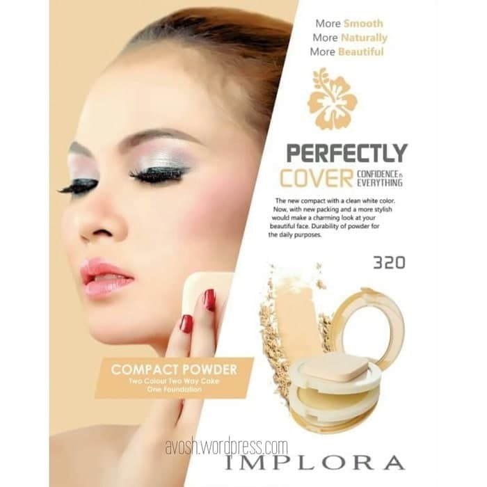 Jual (320) BEDAK IMPLORA COMPACT POWDER 3 IN 1 | Shopee Indonesia