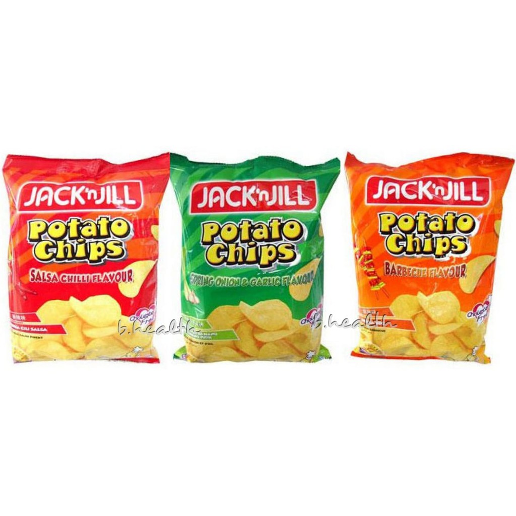 Jual Jack n Jill Potato Chips Jack 'n Jill Salsa Chili BBQ Spring Onion ...