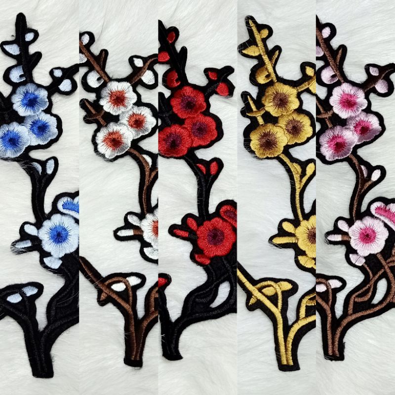 Jual Patch bordir bunga sakura Besar | Shopee Indonesia