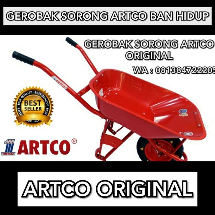 Jual Gerobak Sorong Artco Original Ban Hidup Gerobak Celeng Artco ...