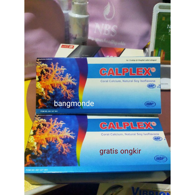 Jual Calplex suplemen dan vitamin original 100% expired desember 2026 ...