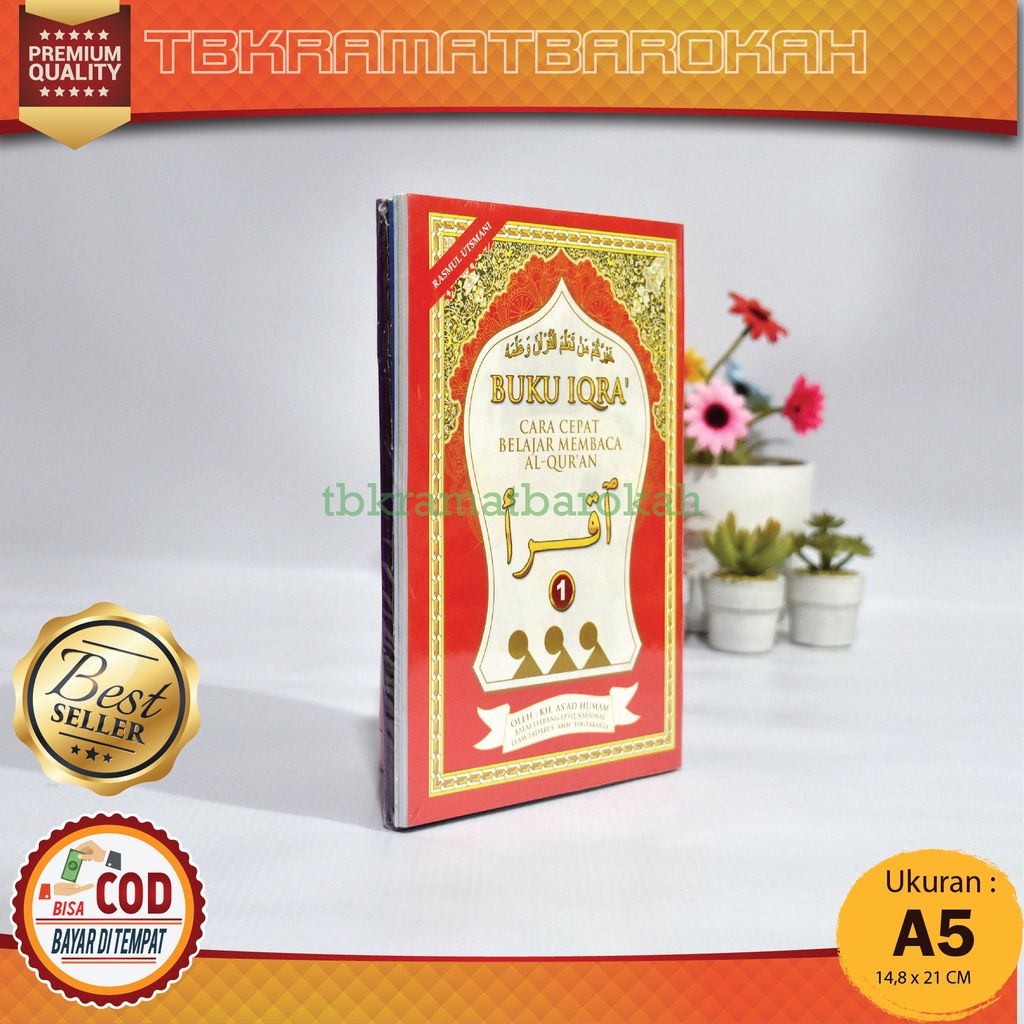 Jual Iqro Rasmul Ustmani Iqra Besar A5 Buku Ikroq Iqra Anak Lengkap ...
