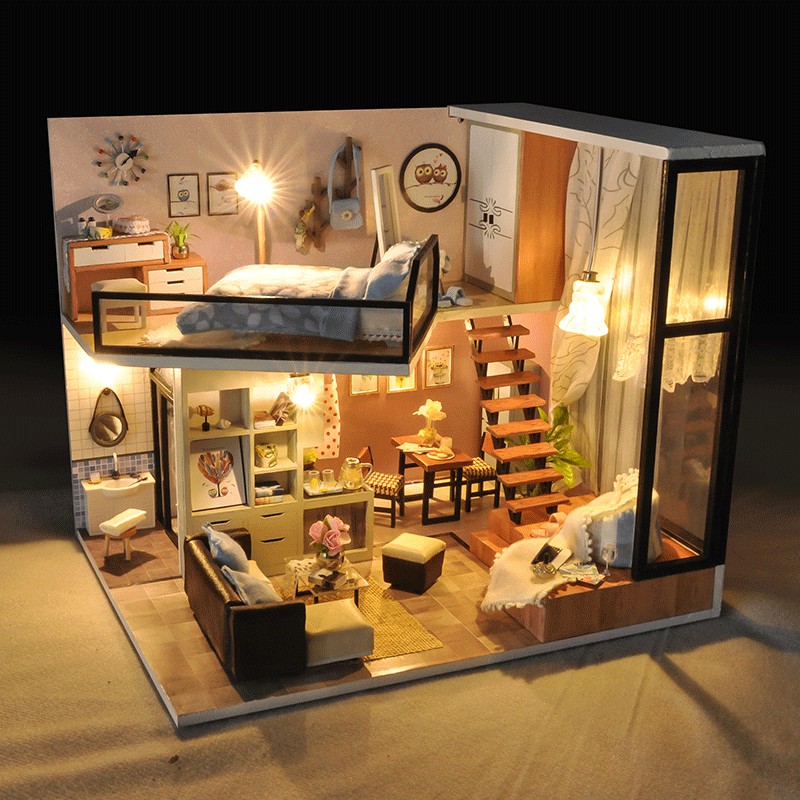Jual Attic Dream DIY Miniature Room, Miniature Doll House | Shopee ...